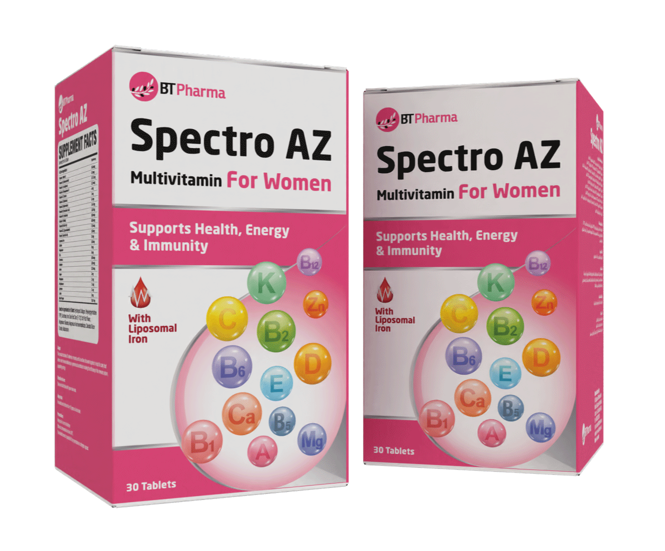 BTPharma Spectro AZ® Multivitamins for Women | 26-in-1 Daily Health
