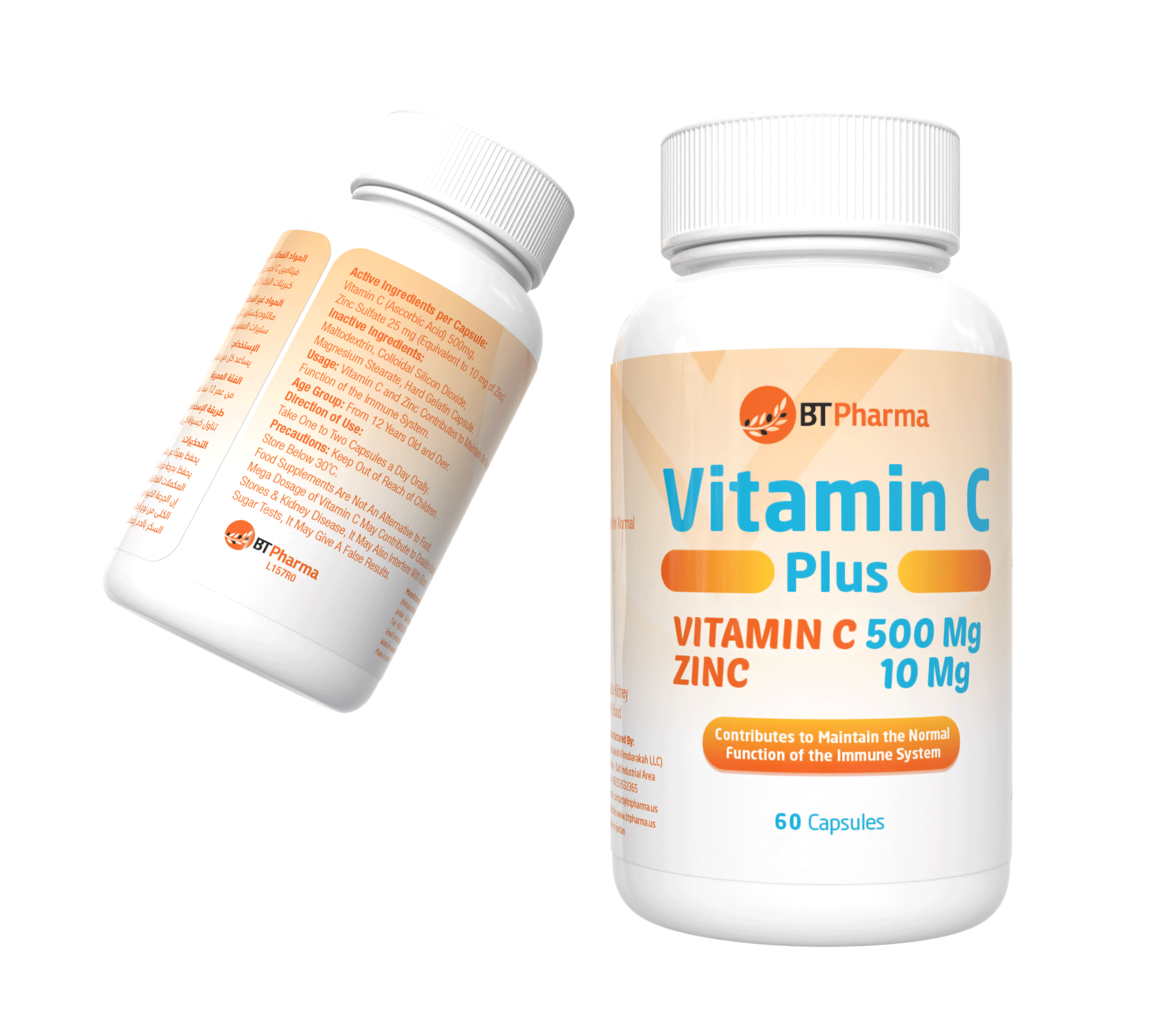 BTPharma Vitamin C Plus Capsules | Immune Support